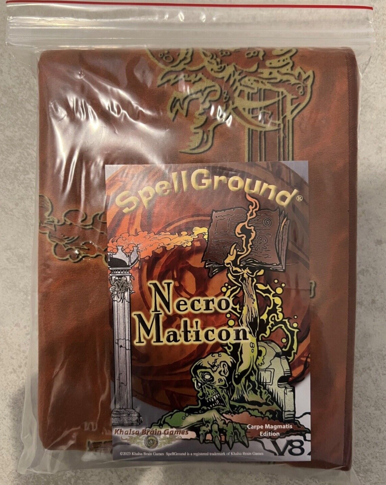 Spellground 2 Player Playmat v8 NecroMaticon Carpe Magmatis 2023 MTG ...