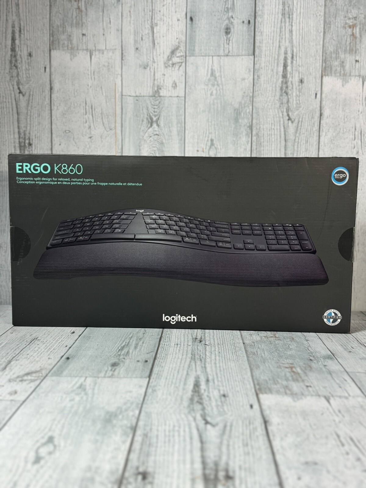 Logitech ERGO K860 Wireless Keyboard - Black for sale online | eBay