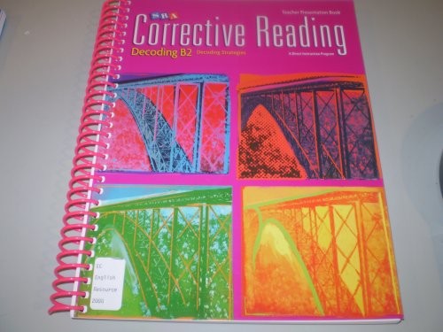 SRA CORRECTIVE READING: DECODING B2 DECODING STRATEGIES, By Siegfried ...