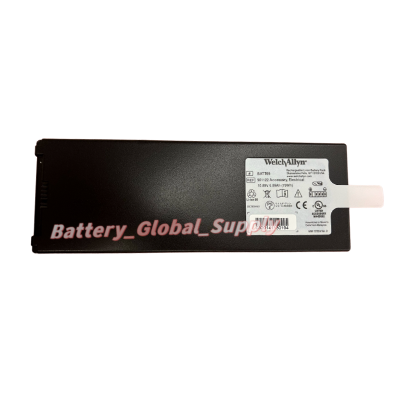 BATT99 Battery for Welch Allyn Connex VSM 6000 901122 10.89V 6890mah ...