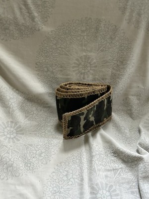 Camouflage Camo Ribbon With Twine Boarder 4” X 9 Foot Two (2) New Rolls ...