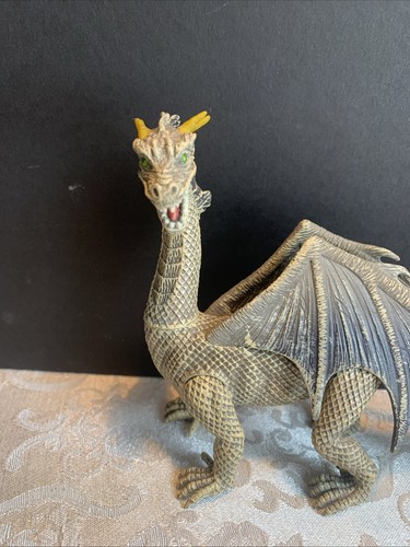 Dragon Poseable Winged Horned Action Figure Adventure Fantasy Toy Kids ...