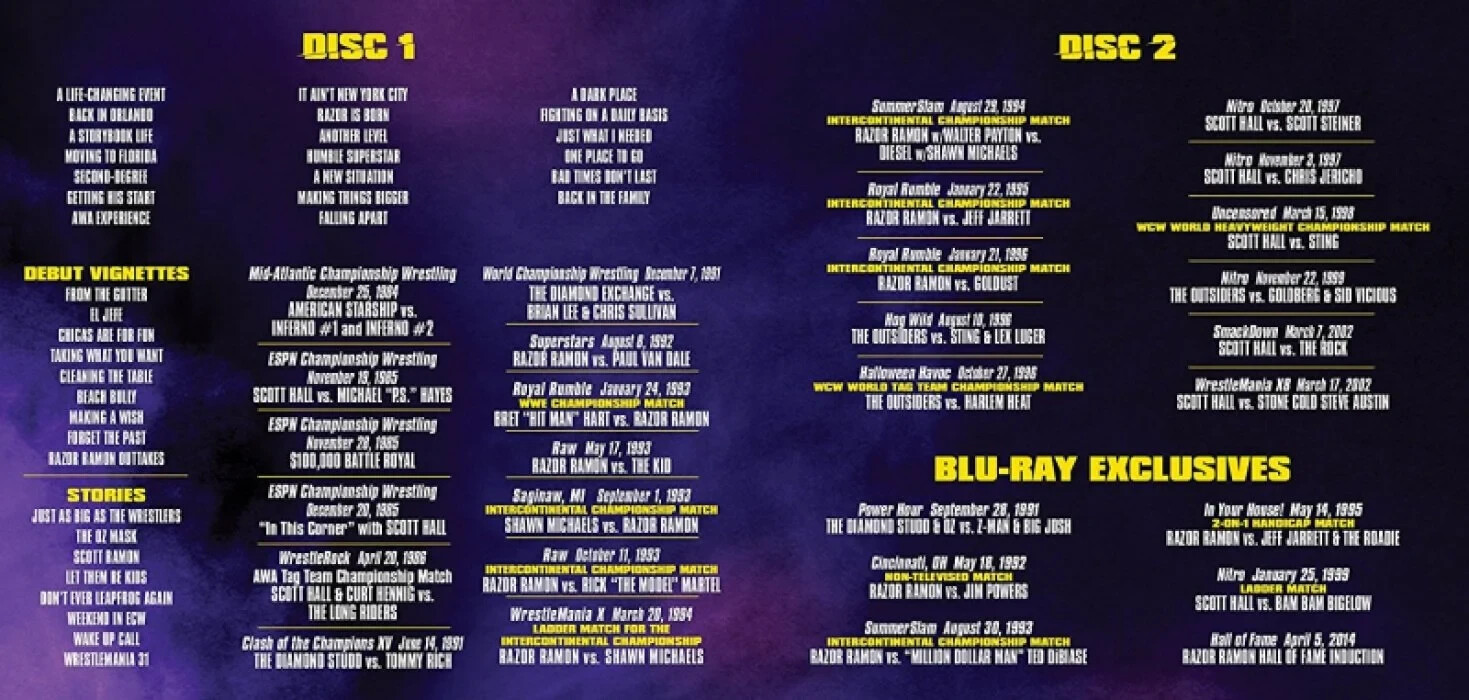 WWE: Scott Hall - Living On A Razor's Edge [Blu-ray] | eBay