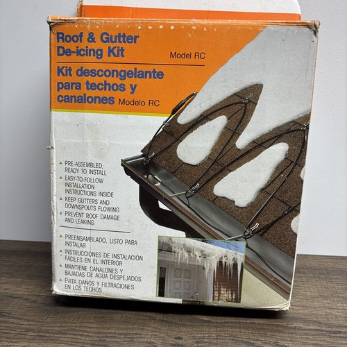 Frost King RC60 Roof & Gutter De-icing Kit Electric Snow Melt Cable | eBay