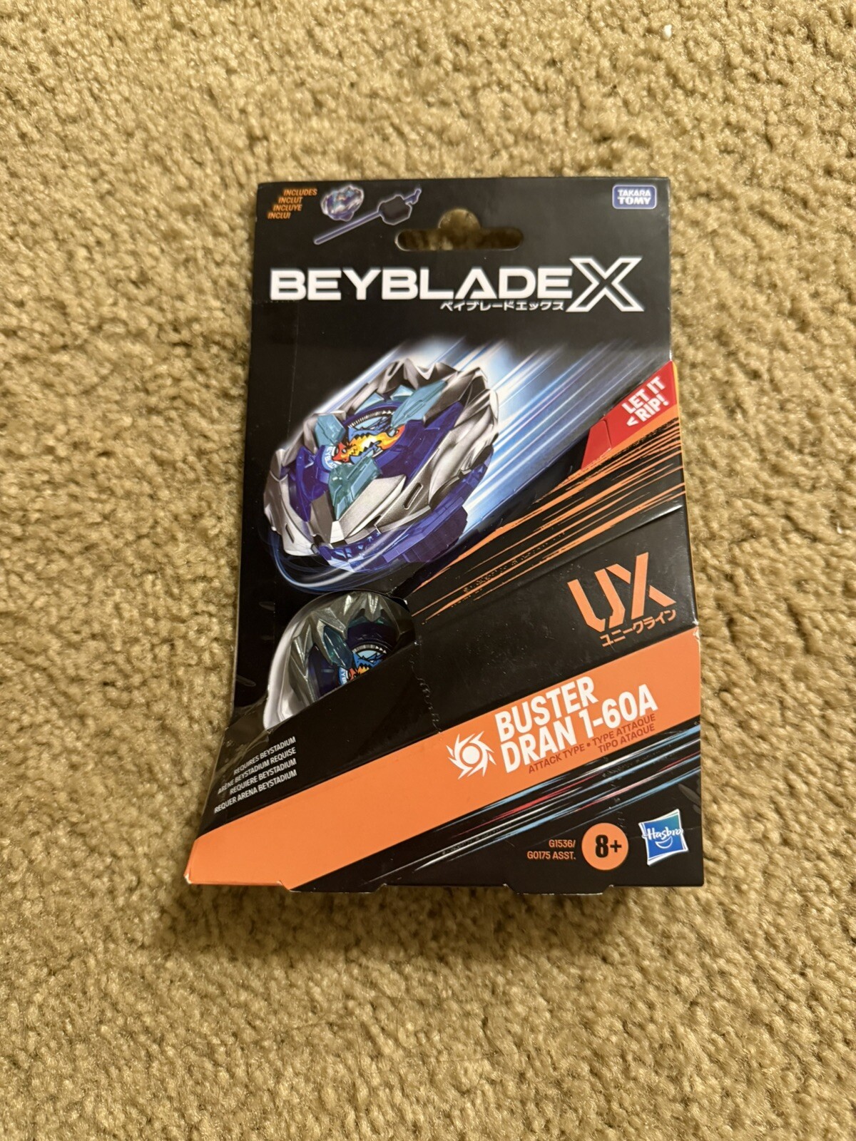 Hasbro Beyblade X Starter Pack UX Buster Dran 1-60A 2025 Early Release ...