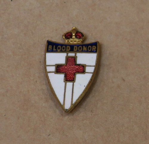 VINTAGE ENAMEL BLOOD DONOR PIN BADGE | eBay UK