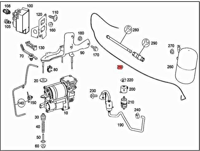 Genuine Mercedes-Benz Delivery Line 2213271645 OEM for sale online | eBay