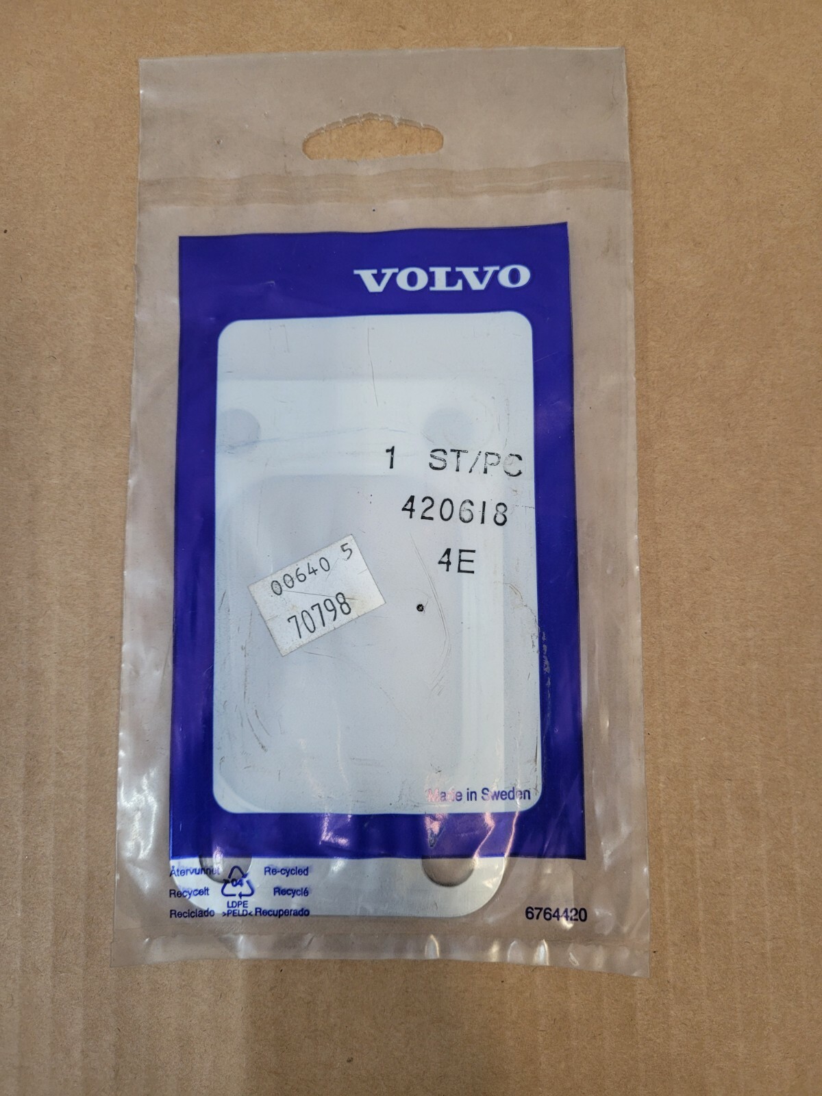 Volvo Penta Gasket Part# 420618 Genuine Volvo Part | eBay
