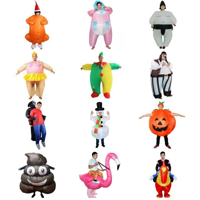 Adult Kids Inflatable Costume Cosplay Tropical Party Costume Fancy ...