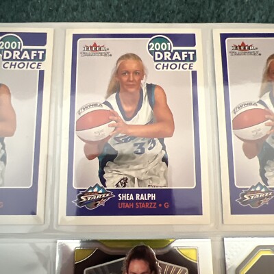 Shea Ralph 2001 WNBA Fleer Tradition Draft Choice RC Utah Starzz Uconn ...