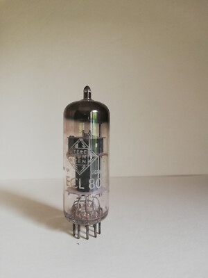 1x ECL80 TELEFUNKEN label , vacuum tube valve röhre, TESTED | eBay