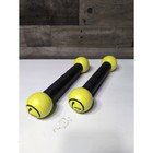 Zumba Toning Sticks Set of 2 Black/ Yellow Shaker Workout Weights 1 LB ...