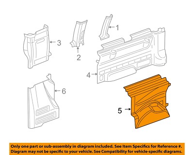 GM OEM 01-24 Aurora Body Side Panels Interior Trim-Lower Trim Panel ...