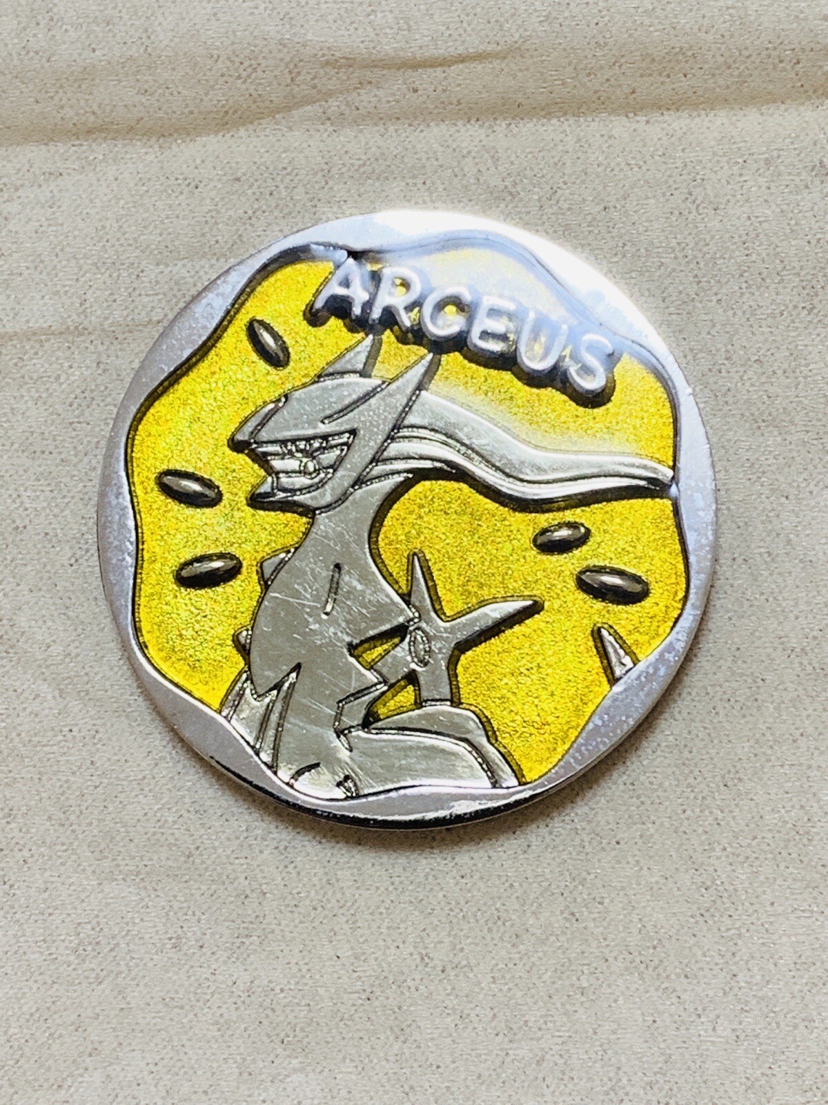 Arceus Pokemon Metal Coin Medal Nintendo From Japan MJ5 | eBay