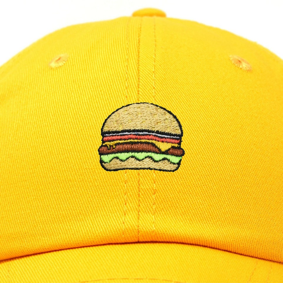 DALIX Hamburger Hat Cheeseburger Dad Baseball Cap Gift | eBay