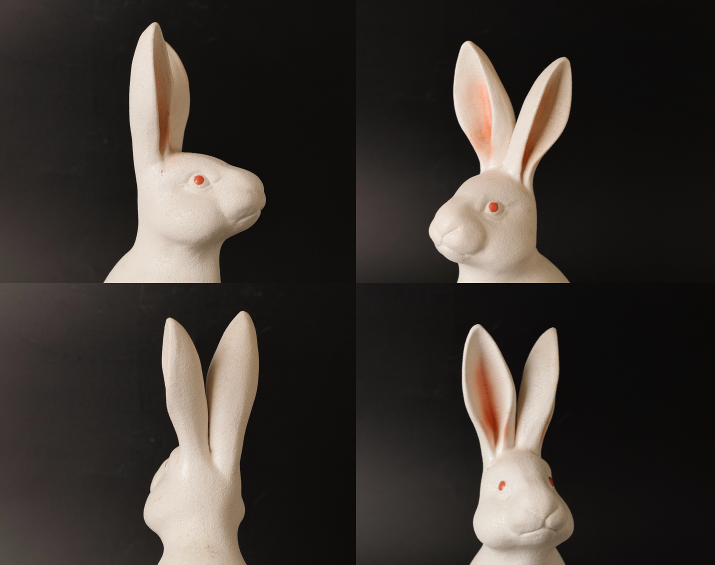 Japanese Pottery Rabbit Okimono Object SS87 | eBay