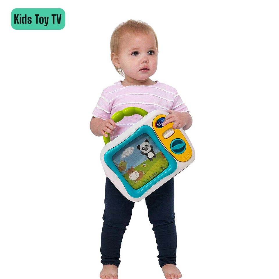 Baby Toddler Wind Up Musical TV Activity Toy 12 Months Kids Toy Tv ...