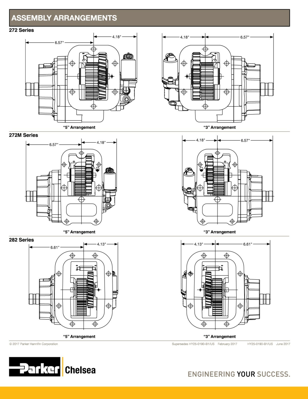 Parker Chelsea 272RKKUP-B3RK 6-Bolt Power Take-Off | United States