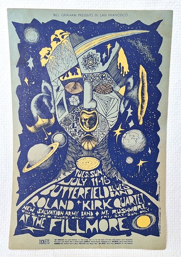 BG-72 Bill Graham Butterfield Blues Band Roland Kirk Quartet Fillmore ...