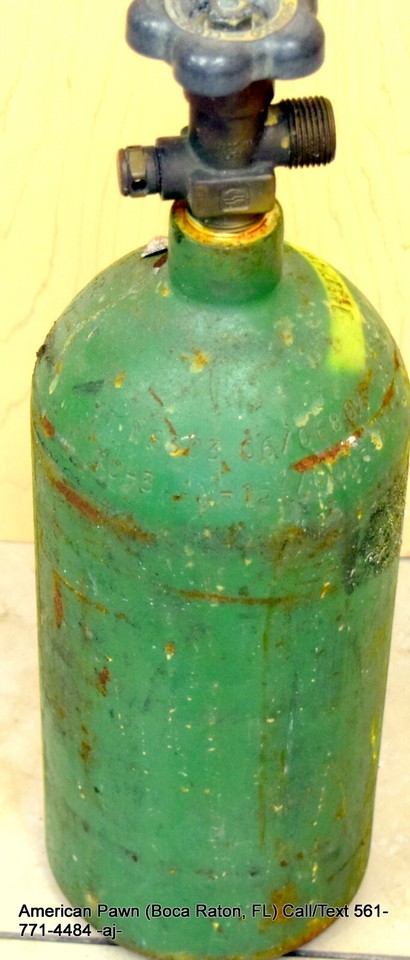 DOT 3AA-2015 TC 3AAM-154 2015psi 15.5"H 5.4"D UN1072 Oxygen Steel ...