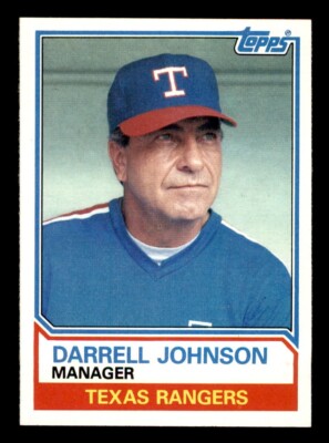 1983 Topps Baseball #37 Darrell Johnson EX/MT or Better *cc1 | eBay
