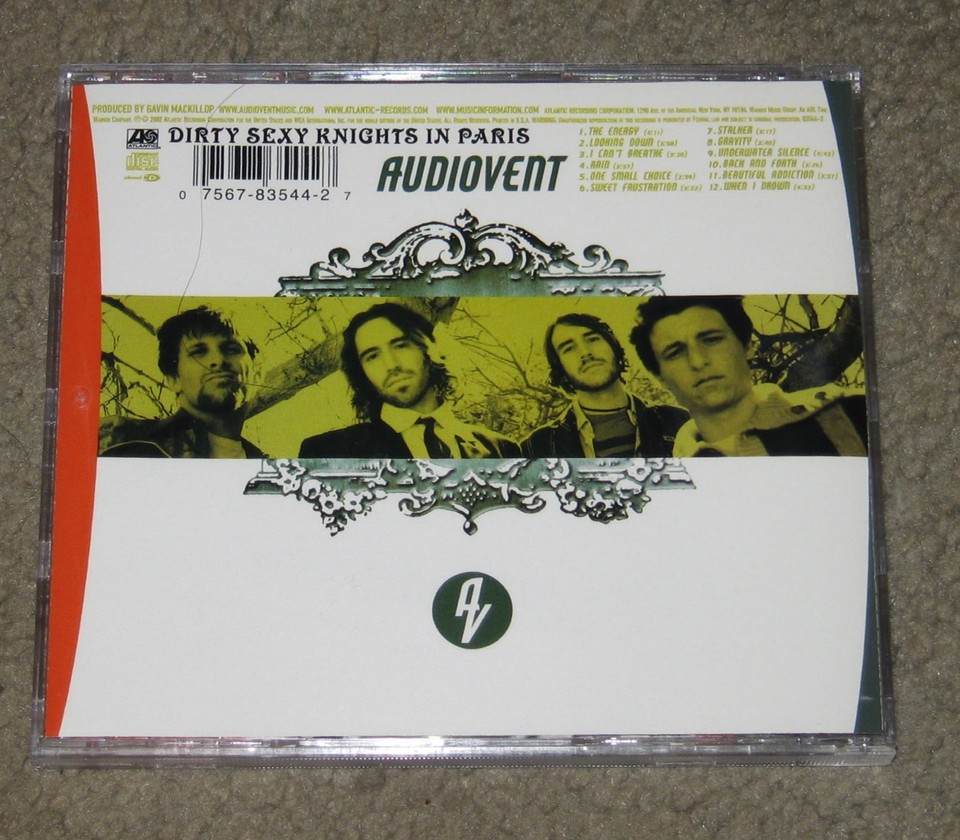 Audiovent - Dirty Sexy Knights In Paris (CD, 2002, Atlantic Records ...