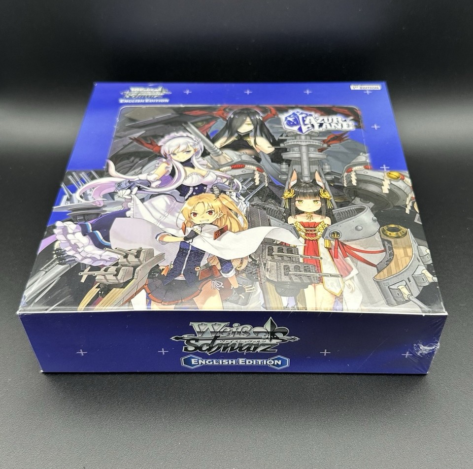 1st Edition Weiss Schwarz Azur Lane Vol. 1 English Booster Box Gold ...