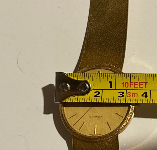 Vintage Chopard Men’s 18k Gold 750 Wristwatch 1038 With Box Watch Runs ...