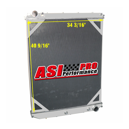 3 Row Aluminum Radiator for 2008-2014 Volvo VAH VNL VNM VNX VHD Mack ...