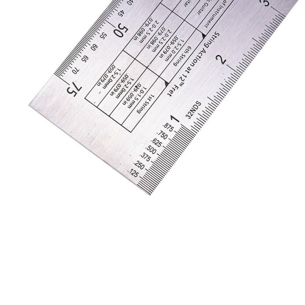 Steel String Action Gauge Ruler Guide Setup Measuring Luthier for ...