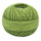 Lizbeth Egyptian Cotton Crochet Thread Size 10 Color 668 Dark Green ...