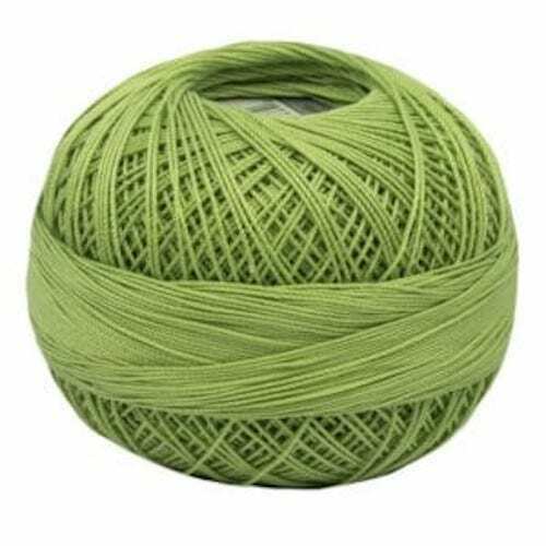 Lizbeth Egyptian Cotton Crochet Thread Size 10 Color 668 Dark Green ...