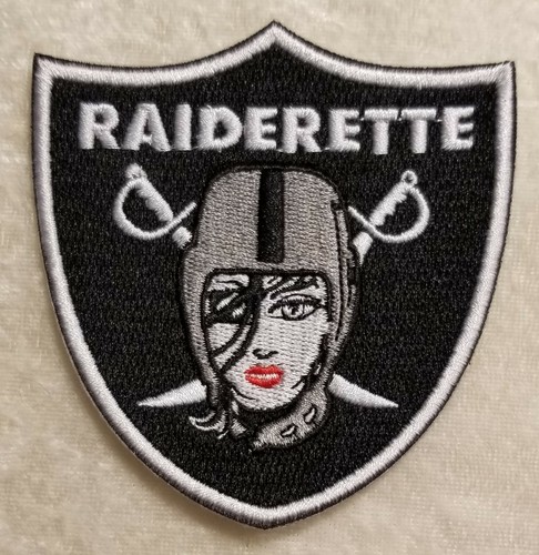 Las Vegas Raiders Raiderette 3.5" Iron or Sew On Embroidered Patch ~US ...