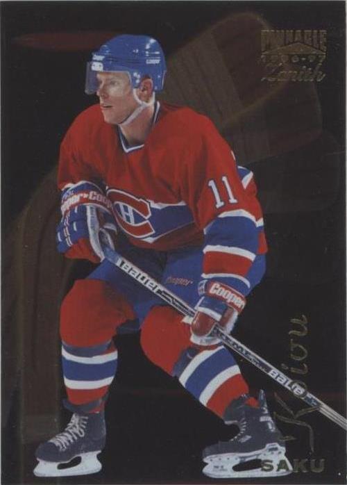 1996-97 Pinnacle Zenith - Saku Koivu #58 for sale online | eBay