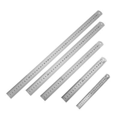 Stainless Steel Metal Ruler Metric Rule Precision Double Sided ...