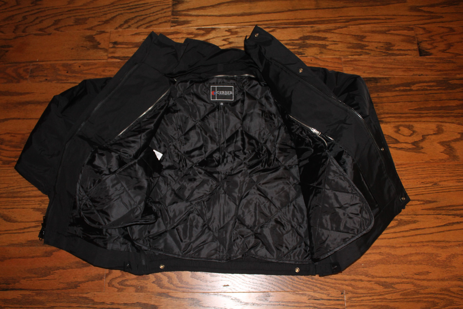 Men's Gerber Outerwear Black with quilted liner Zed Jacket NWT Size XS ...
