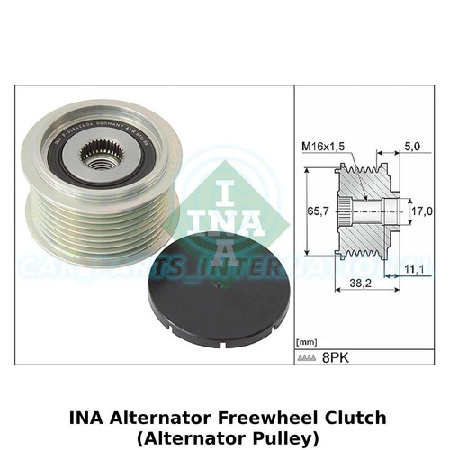 INA Alternator Freewheel Clutch (Alternator Pulley) - 535 0274 10 - OE ...