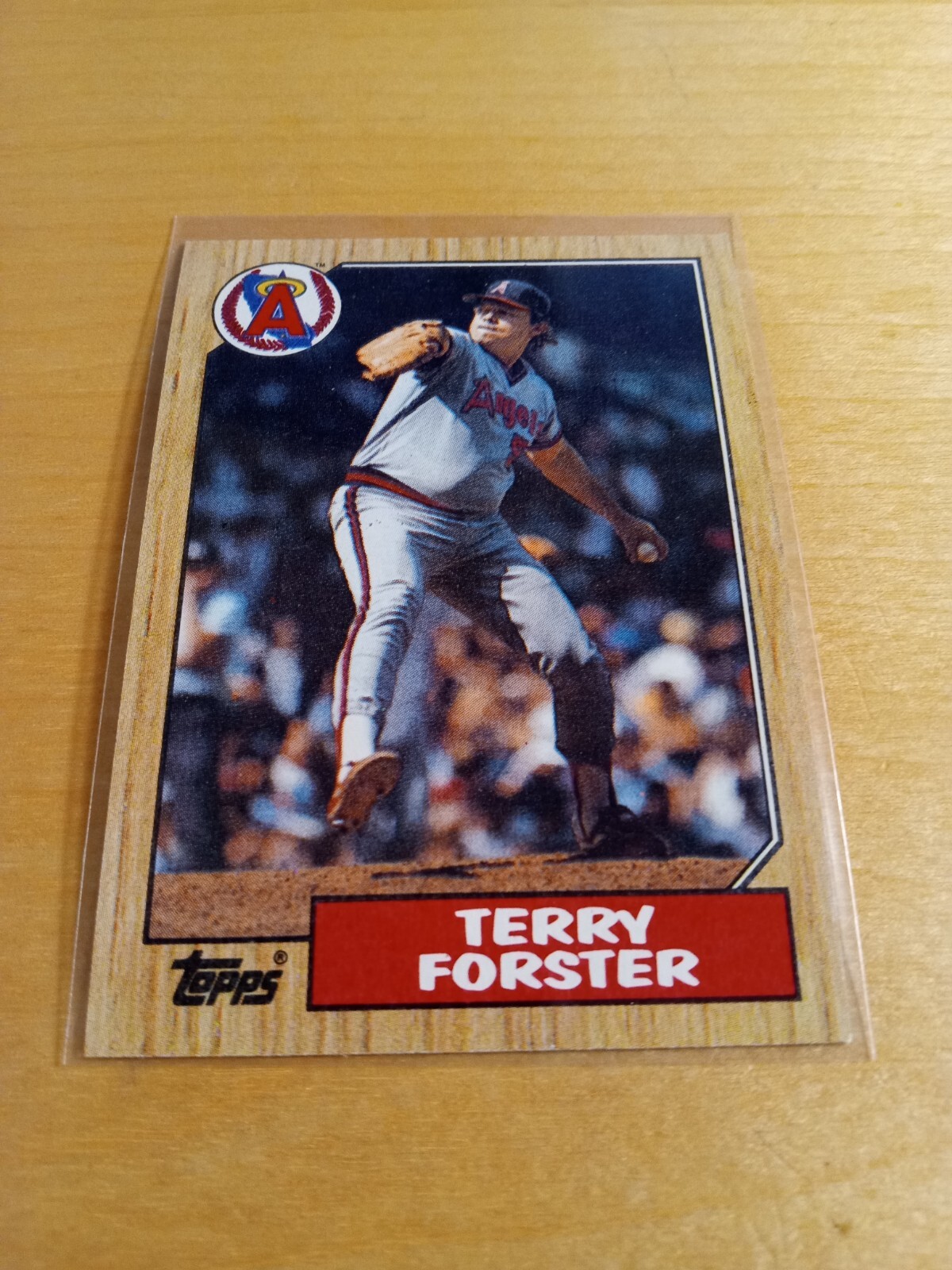 1987 Topps #652 TERRY FORSTER California Angels Baseball Card, Pitcher ...