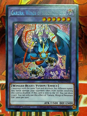 Yugioh Garura, Wings of Resonant Life Prismatic Secret MP23-EN148 1st ...