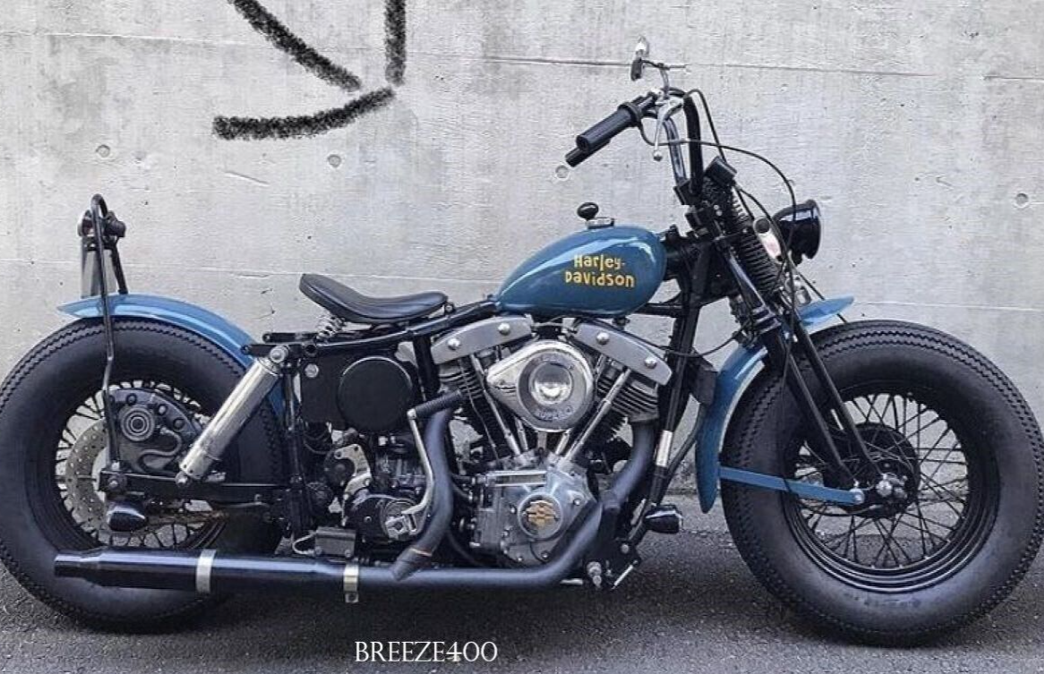 Motorcycle Photo/CUSTOM HARLEY/BOBBER/SHOVELHEAD/SPRINGER/4X6 Color ...