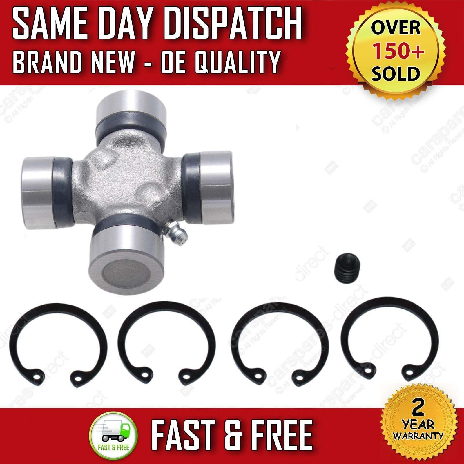 FORD TRANSIT MK6 FRONT PROPSHAFT UJ UNIVERSAL JOINT 27MM X 75MM 2000 ...