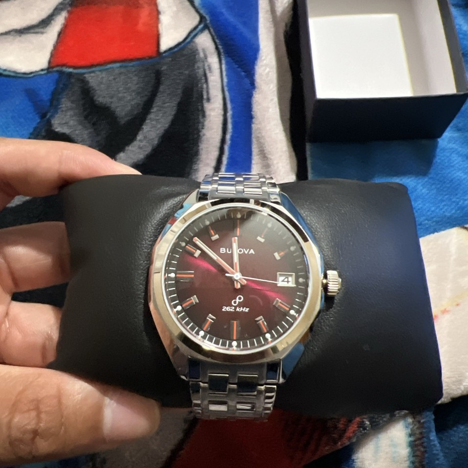 bulova jet star red | eBay