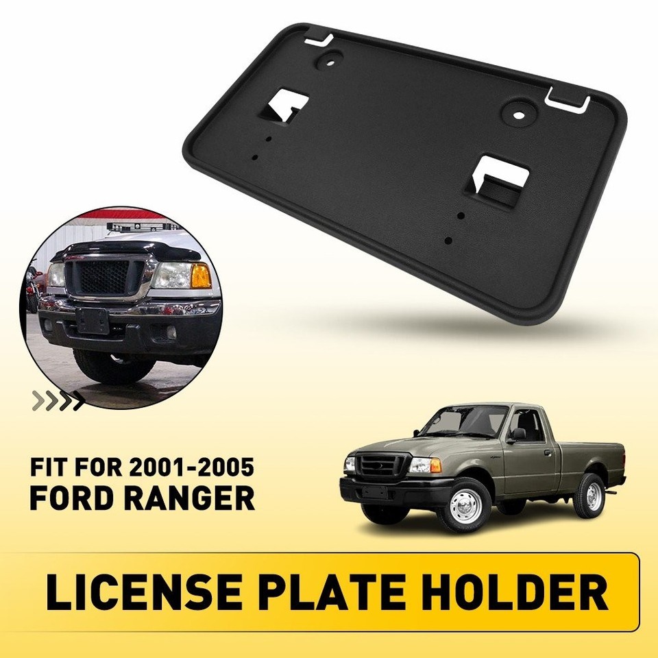 Front Black License Plate Bracket for 2001-05 Ford Ranger Free Shipping ...