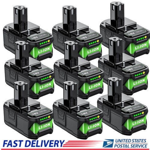 1-10PACK 8.0Ah Lithium Battery For Ryobi One Plus P107 P780 RB18L50 ...