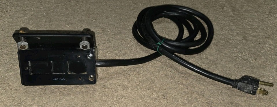 Sears / Craftsman Table Saw 60381 On/Off Power Switch Box & Power Cord ...