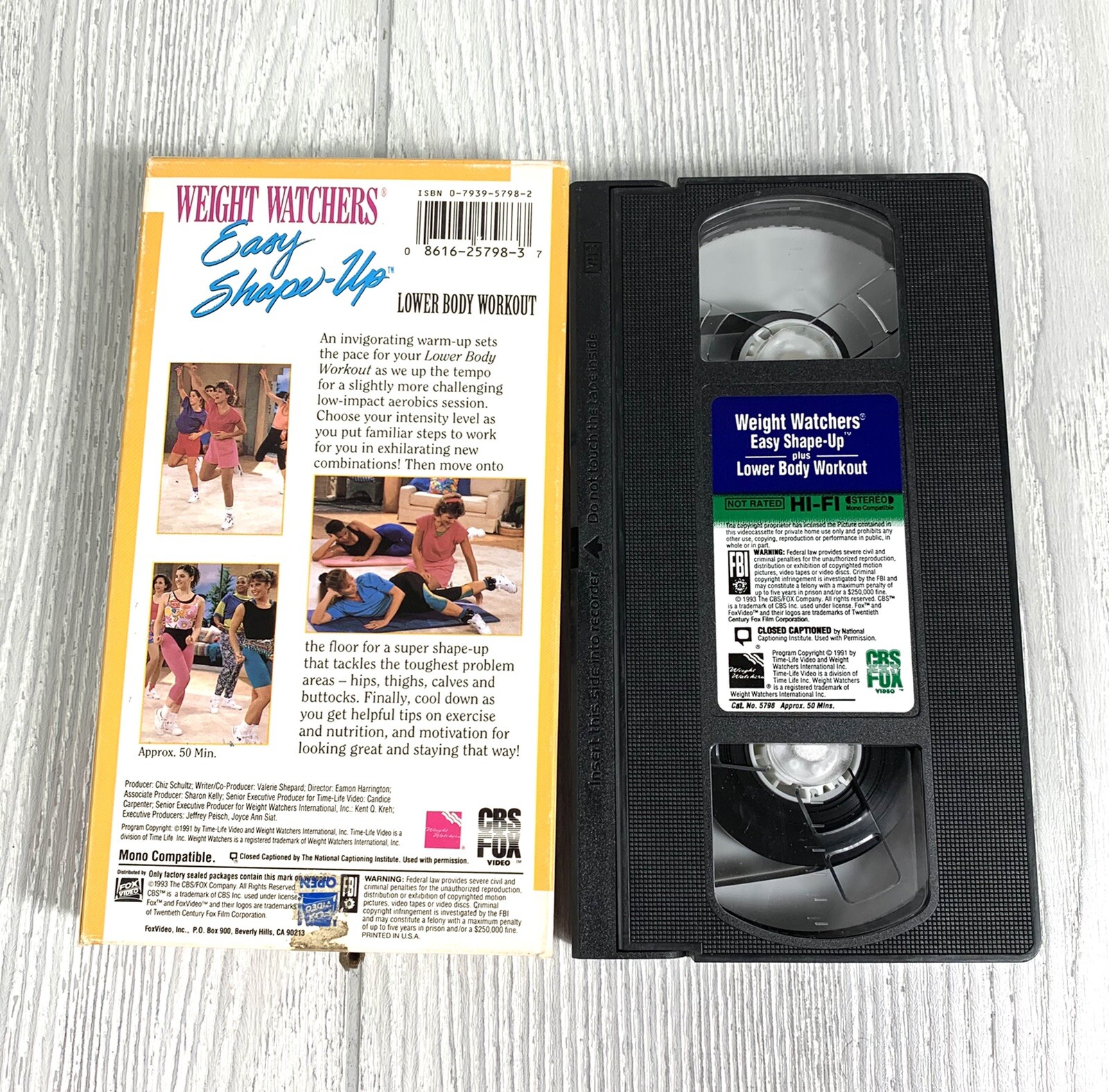 Weight Watchers Easy Shape Up - Lower Body Shape-Up (VHS, 1993 ...