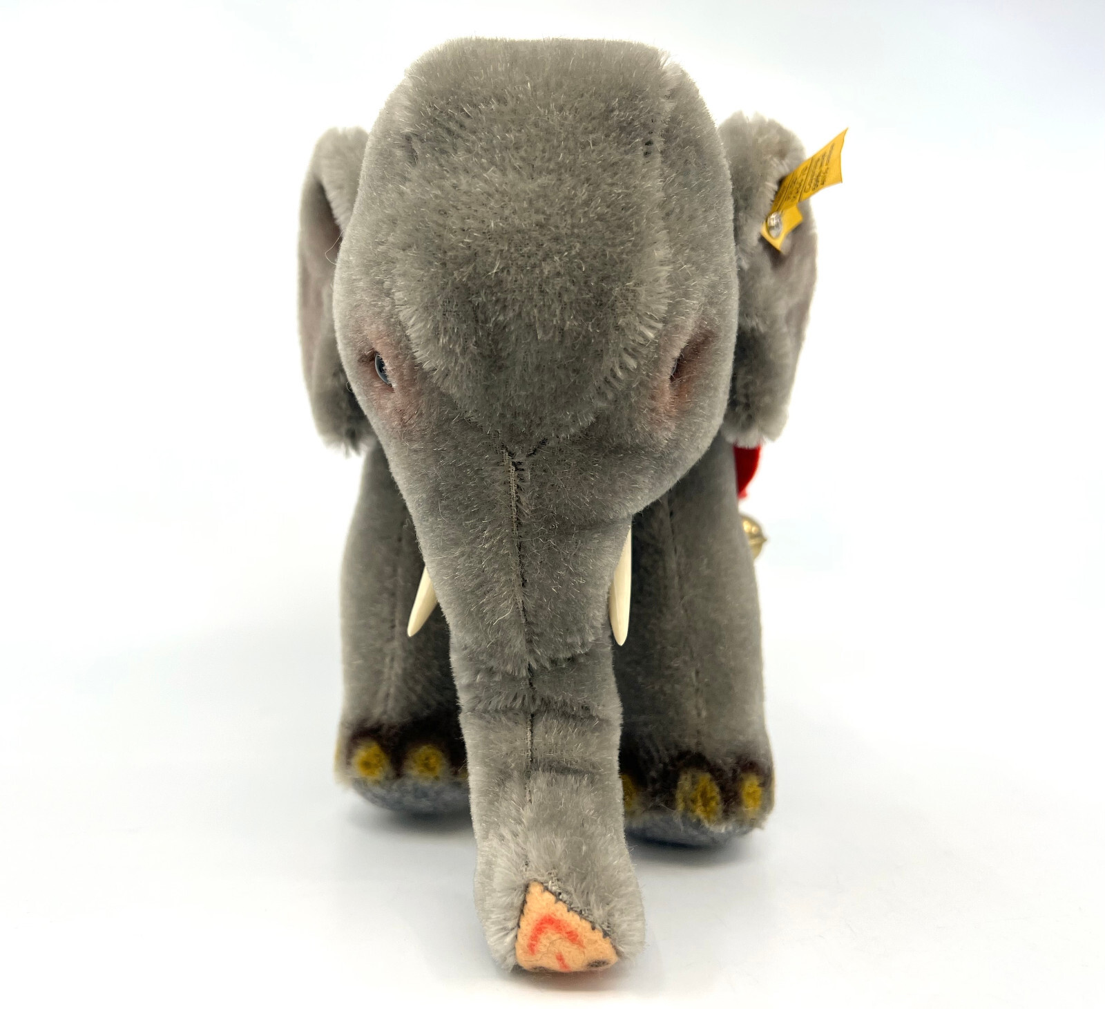 Steiff Elephant Mohair Plush 0500/17 1968 - 1976 Silver Button Tag ...