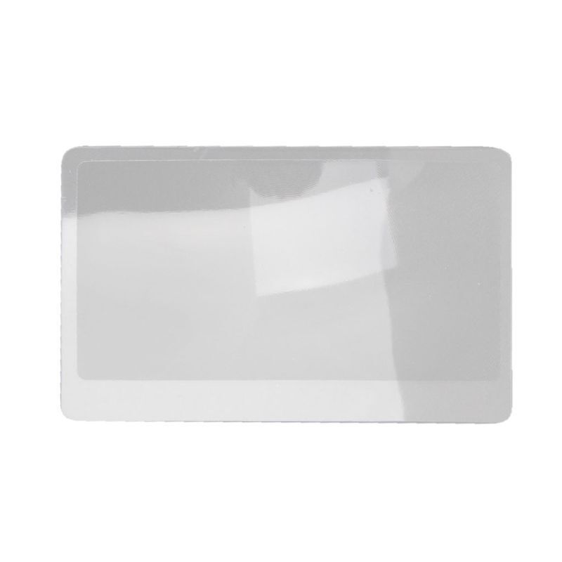 50pcs 3 X Magnifier Business Card Magnifying Glass Thin Reading ...