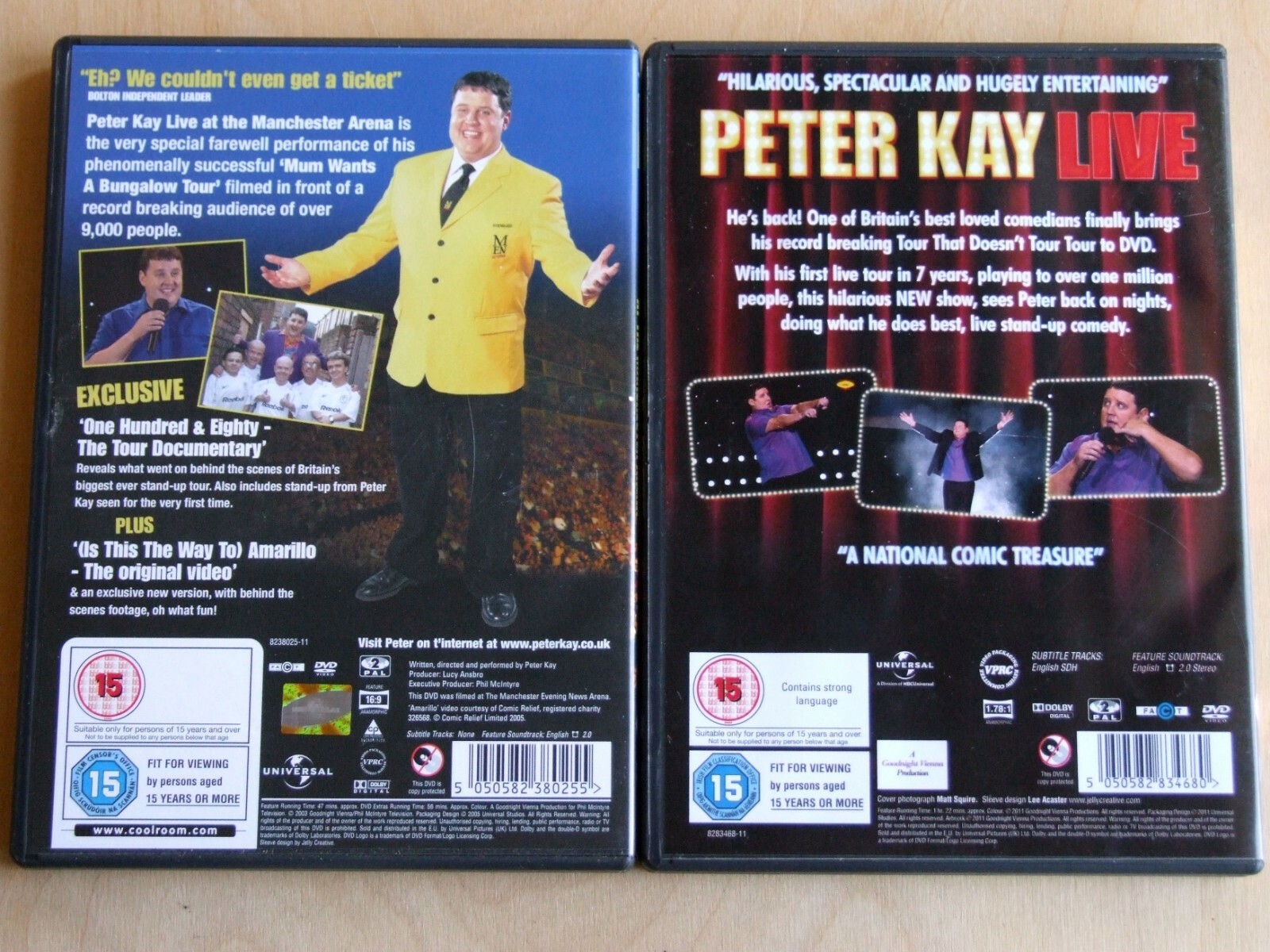 Peter Kay & Paddy McGuinness DVD collection – Phoenix Nights & stand-up ...