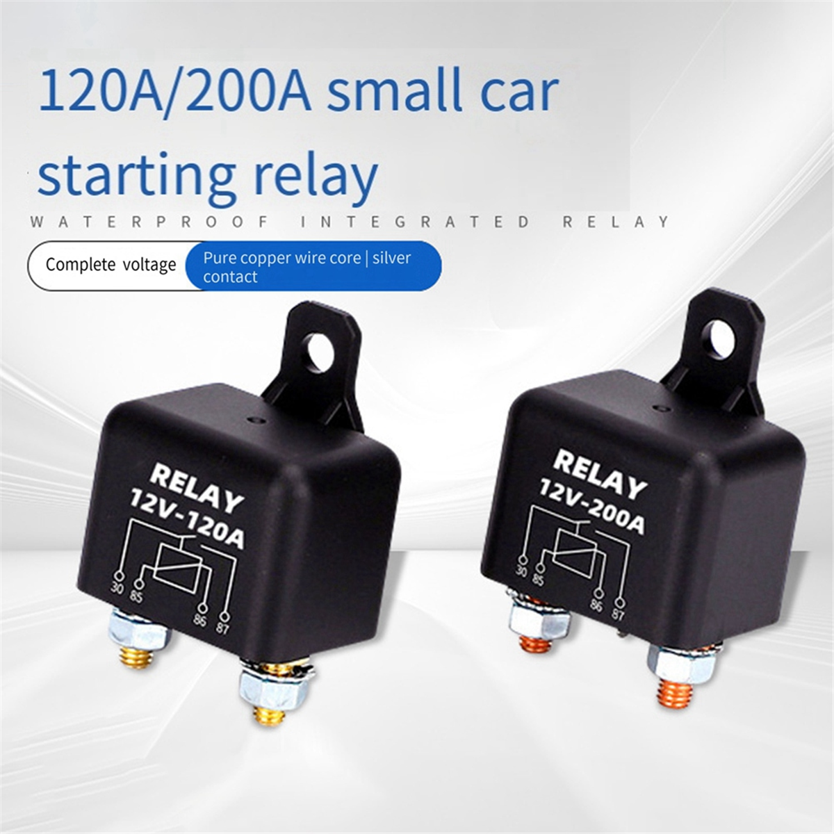 Car Truck Motor Automotive Relay 24V 100A Continuous Type Automotive ...